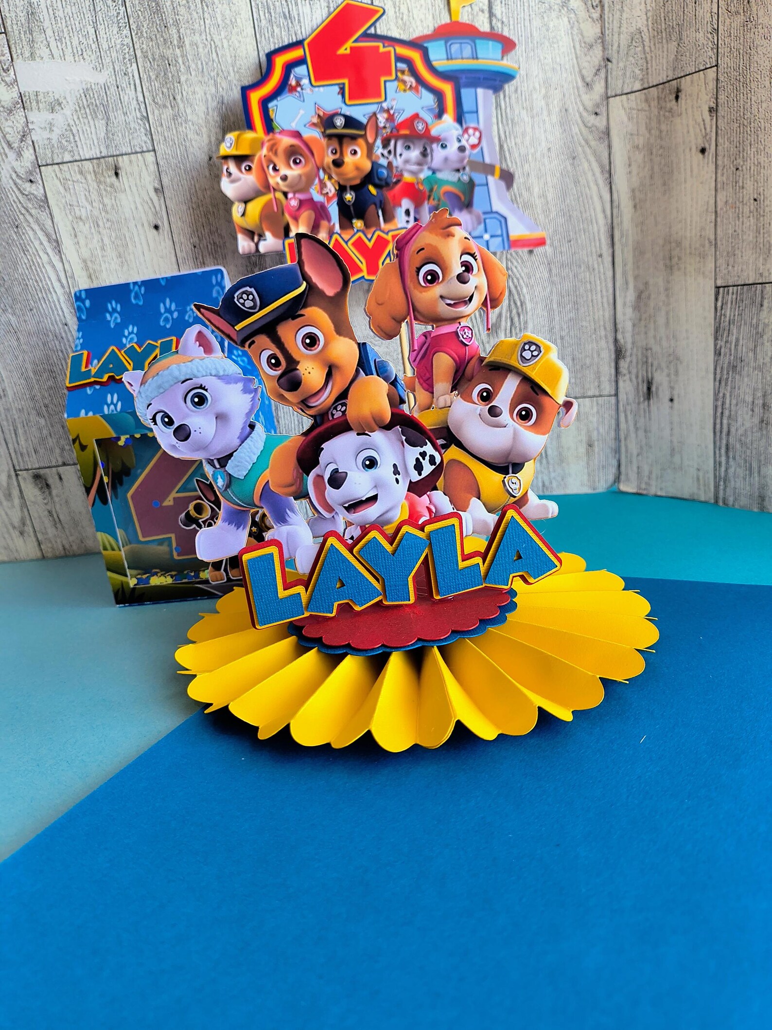 Personalized Character Center Pieces - Choose Your Character - Party ...