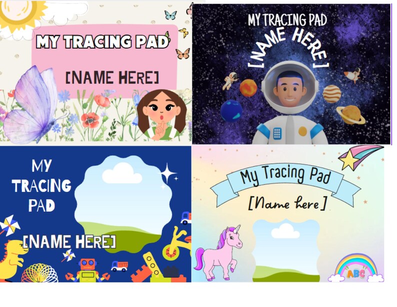 Tracing Pads | Printable | Kids Learning Activity | Toddler Activity ...