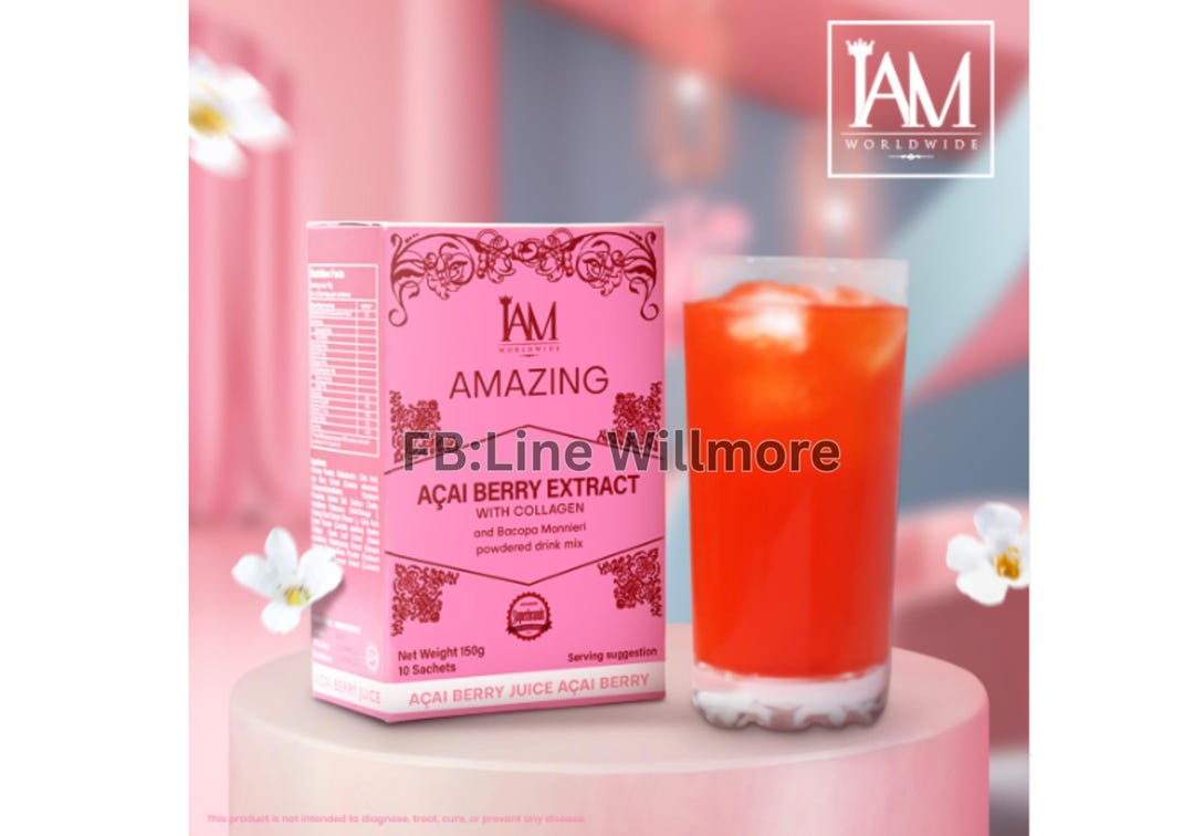 Amazing Acai Berry and Bacopa Monnieri | Collagen| IAM Worldwide ...