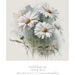 White Daisy Flowers | Counted Cross Stitch Pattern | Botanical ...