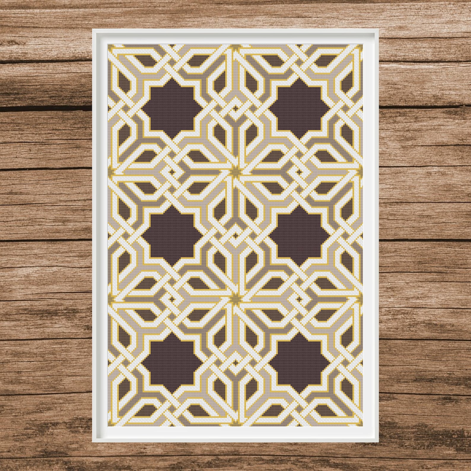 Islamic Pattern | Counted Cross Stitch Pattern | Samplers & Patterns ...