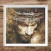 Jesus Christ in Crown of Thorns | Counted Cross Stitch Pattern ...
