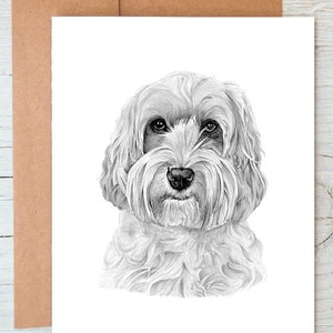 Cockerpoo Cockapoo Cavapoo Dog Art Drawing Prints A4/A3 - Etsy