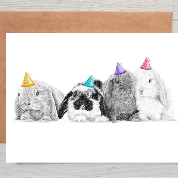 Bunny Birthday - Etsy