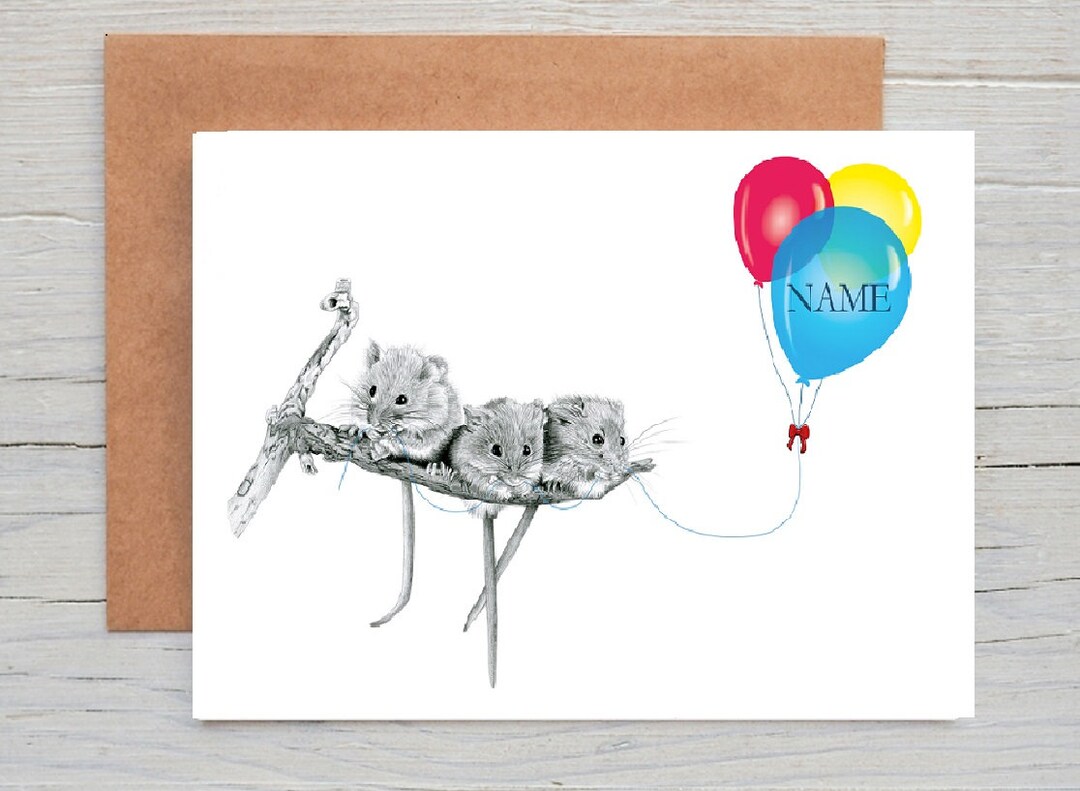 Mouse Chums Door Mice Harvest Art Birthday | Congratulations | Well ...