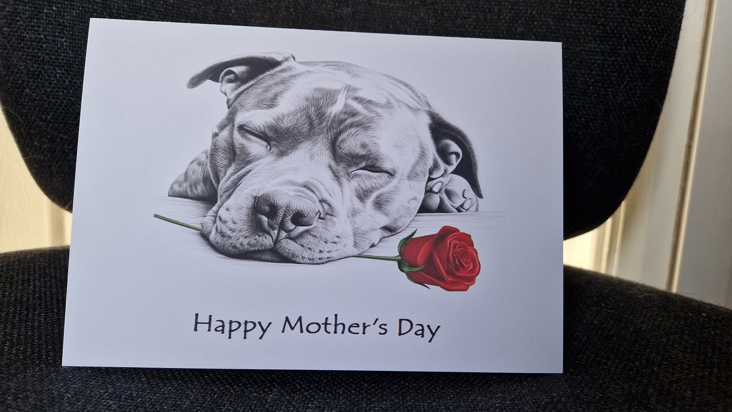 Staffy Staffie Staffordshire Bull Terrier (no.12) Dog Love Valentines ...