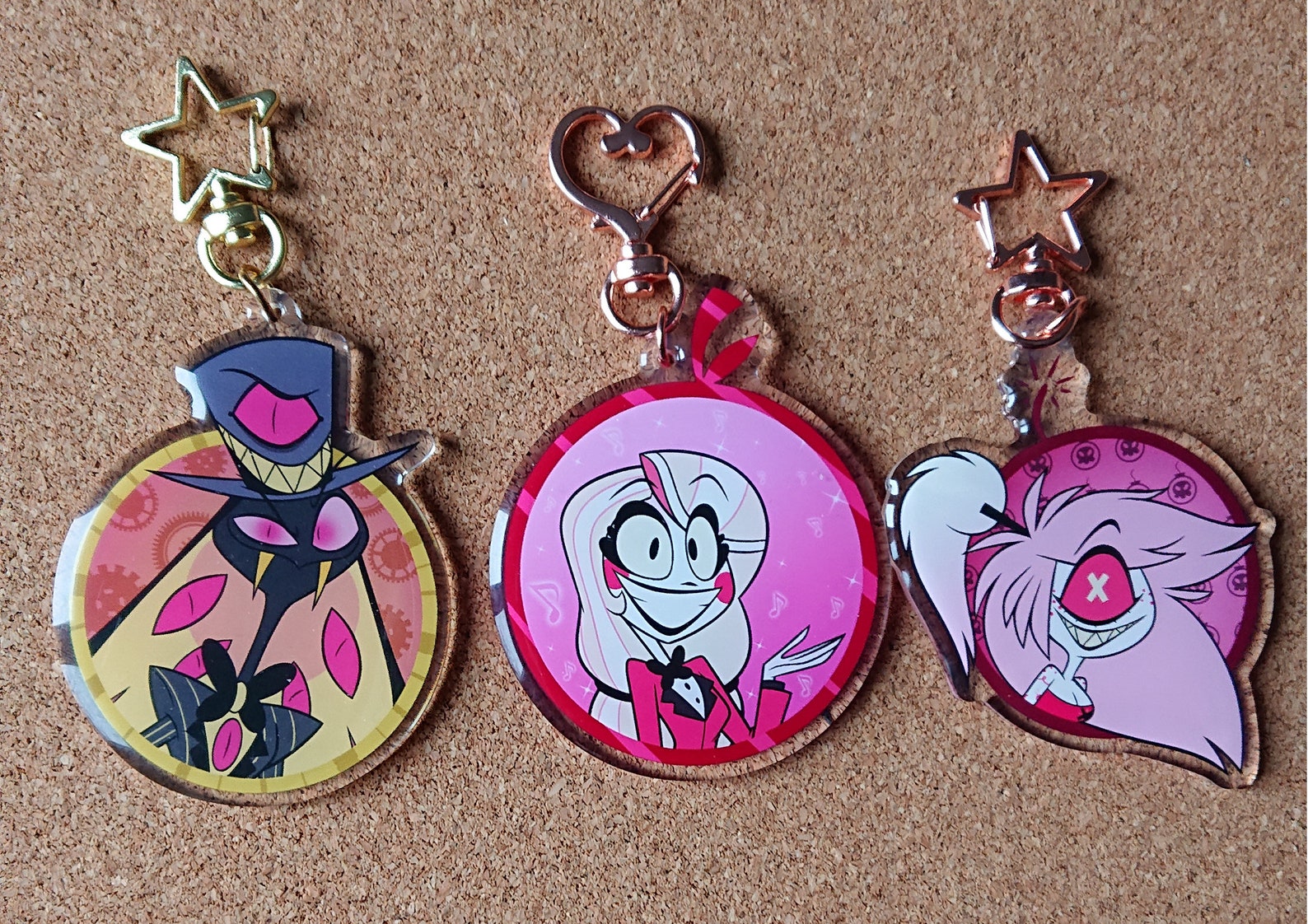 Hazbin Hotel Acrylic Keychains | Etsy Canada