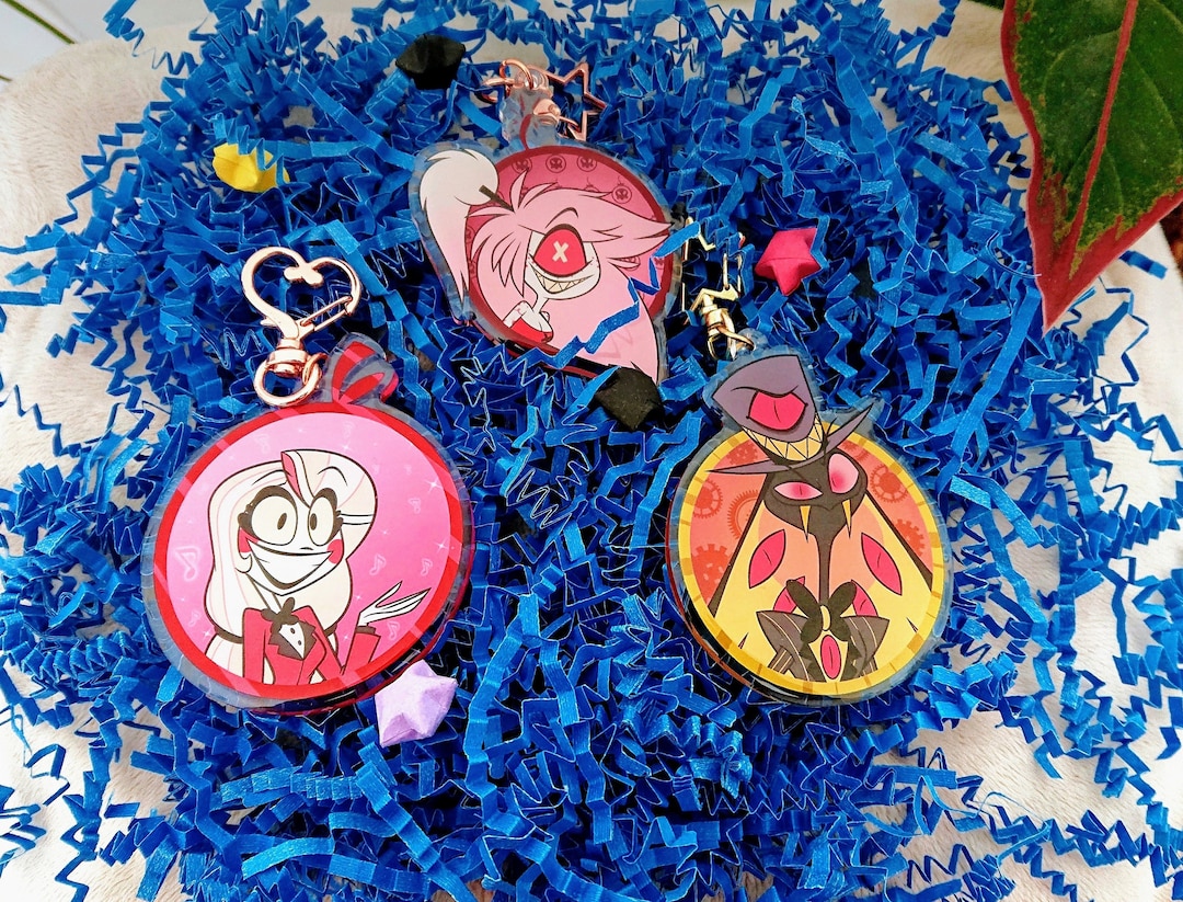 Hazbin Hotel Acrylic Keychains - Etsy