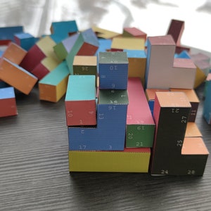 Unique 3D Puzzle Handmade Paper Tetris - Fun and Creative Game Digital ...