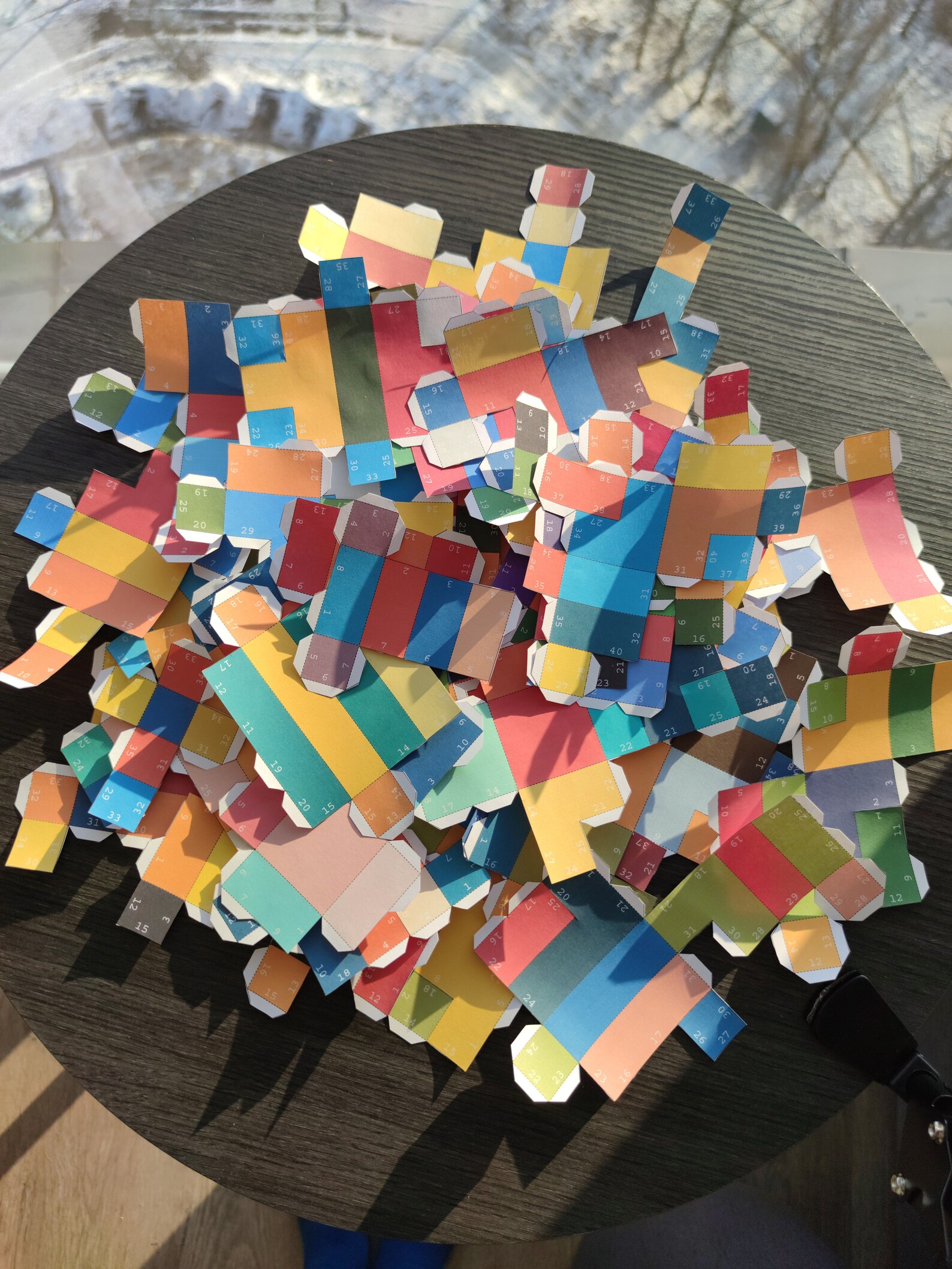 Unique 3D Puzzle Handmade Paper Tetris - Fun and Creative Game Digital ...