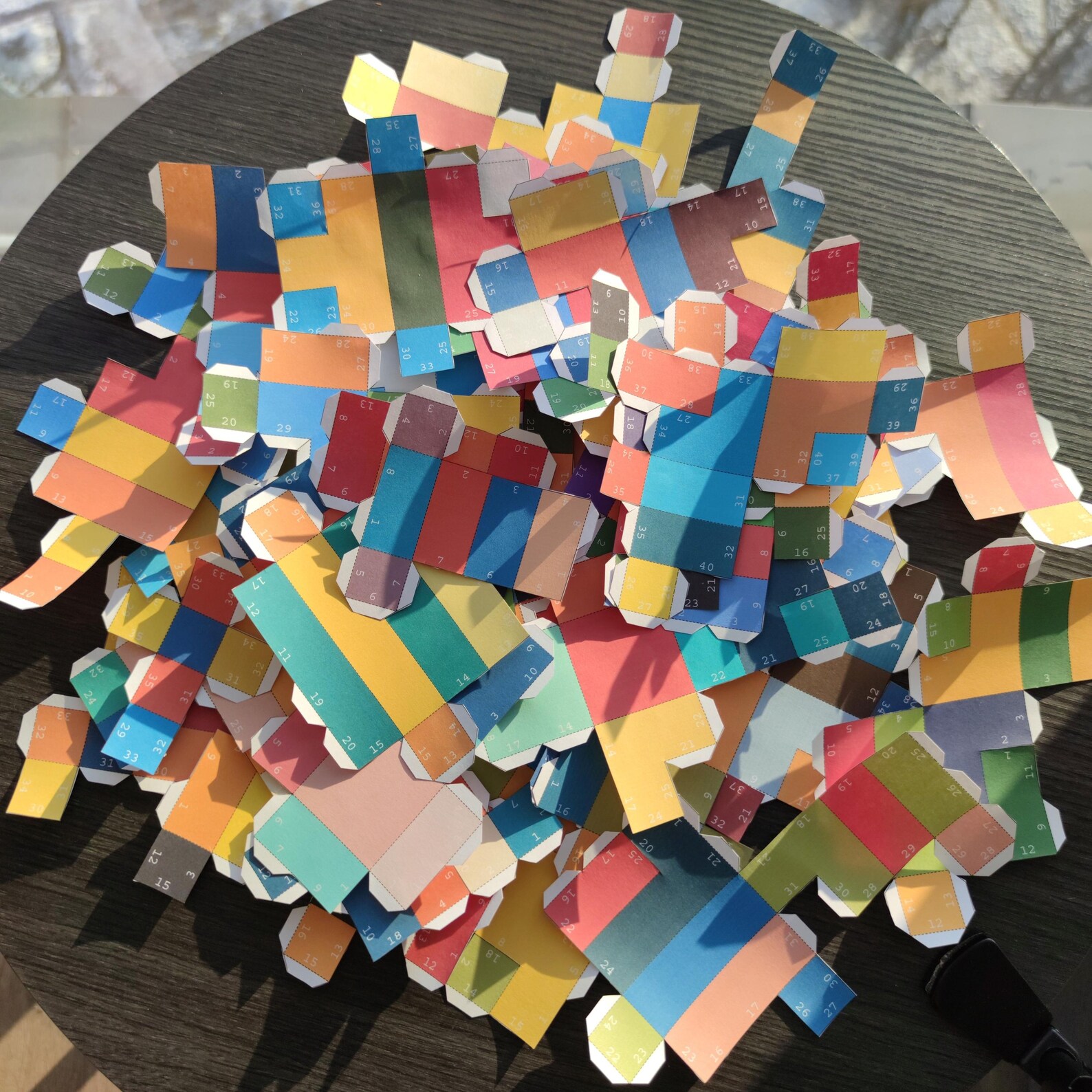 Unique 3D Puzzle Handmade Paper Tetris - Fun and Creative Game Digital ...