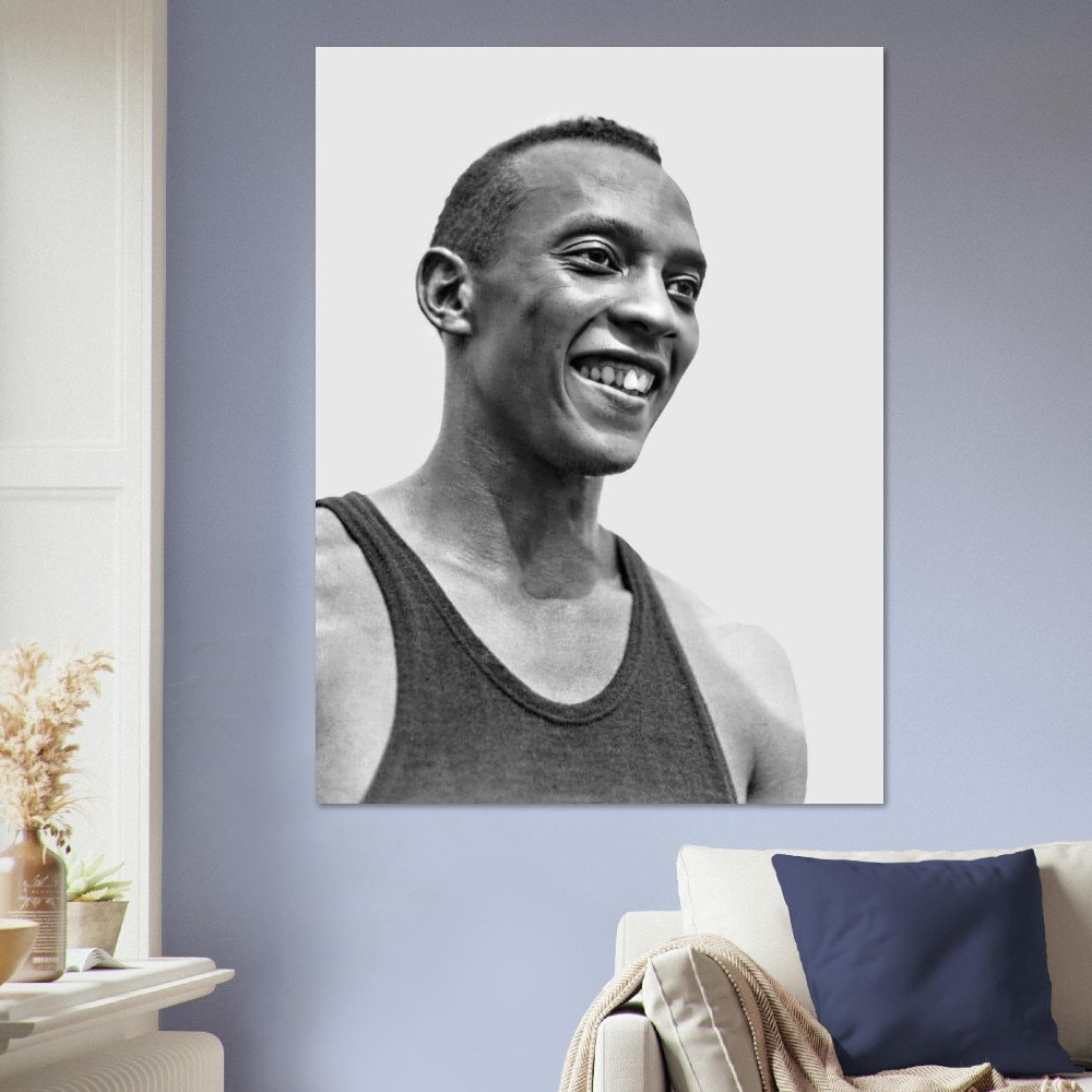 Jesse Owens Poster Genuine Vintage Photo 1936 Iconic Jesse - Etsy