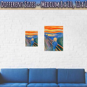 The Scream Poster, Pastel Version Edvard Munch 1893 - the Scream Print ...