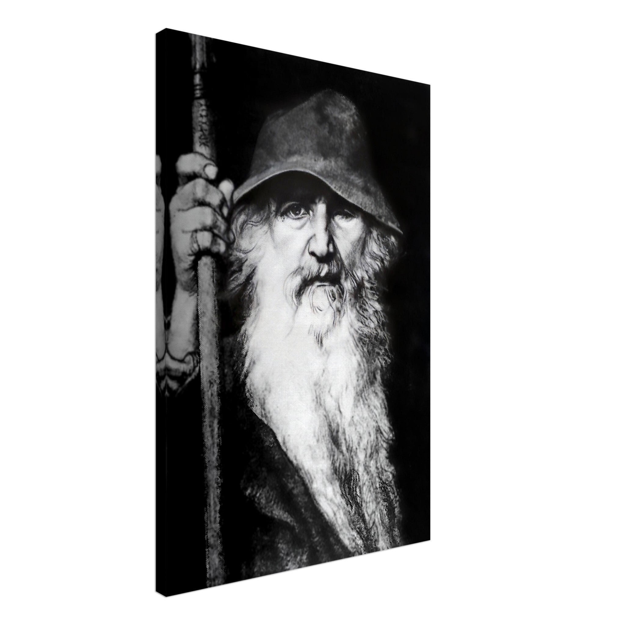 Odin Canvas Print: Norse God of Wisdom, War, and Magic - Etsy