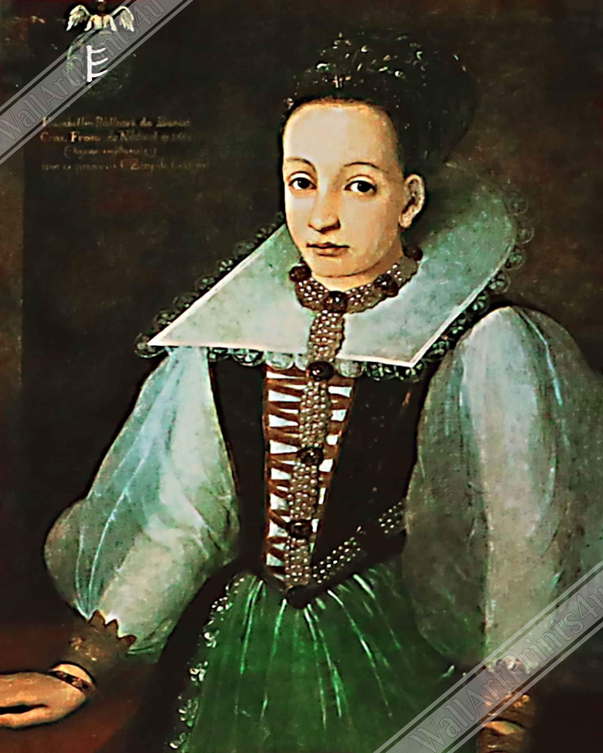 Female Serial Killer Canvas Alzbeta Bathory Canvas Print - Etsy