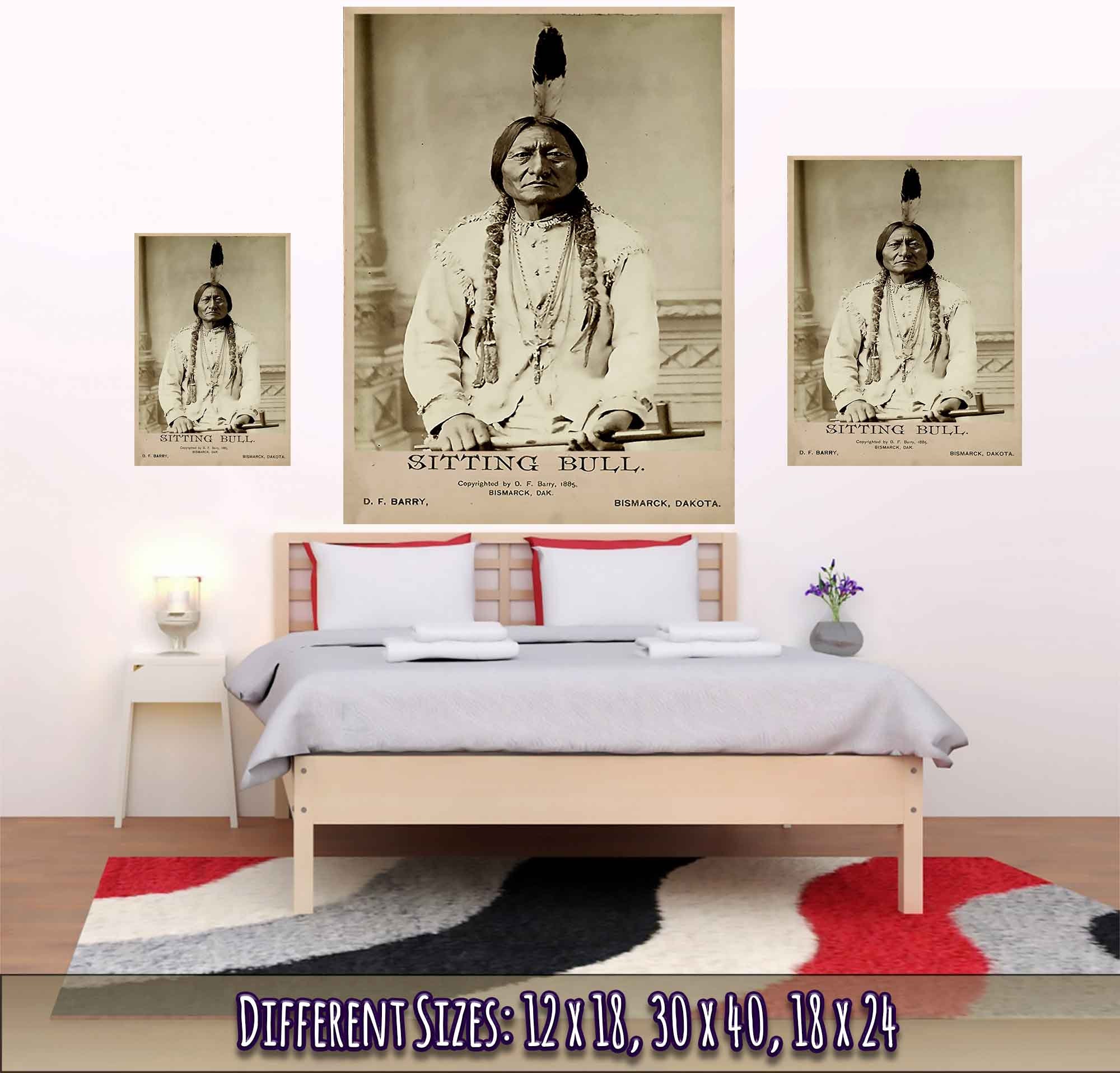 Sitting Bull Poster Sioux War Chief Holy Man Vintage Photo - Etsy