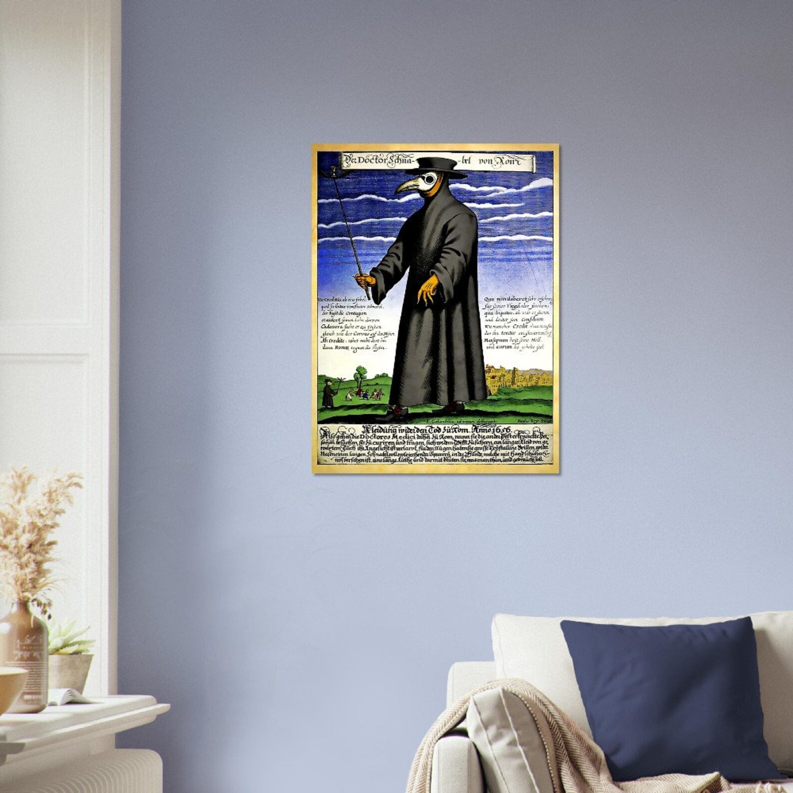 Plague Doctor Poster Plague Doctor Print Dr Beak Circa 1660 UK, EU USA ...