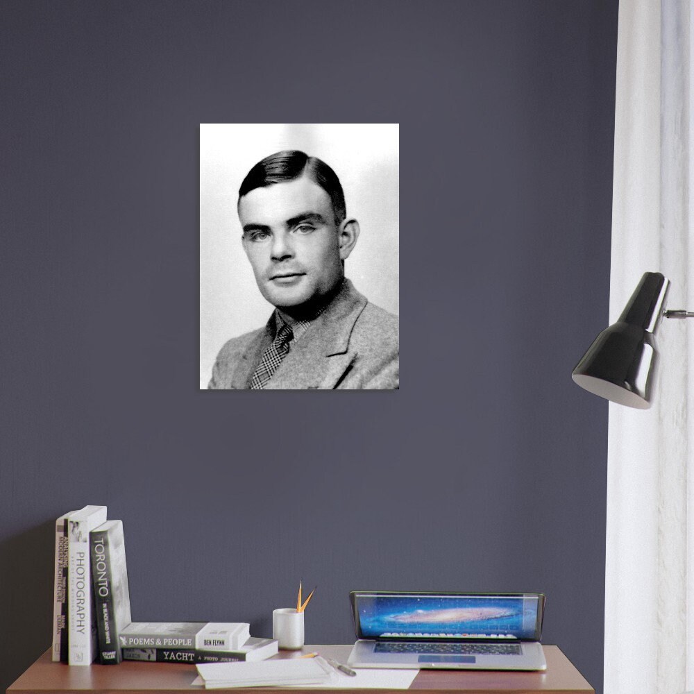 Alan Turing Poster Enigma Codebreaker Print. - Etsy
