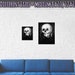 All is Vanity Poster: Human Skull Illusion Art Print by C. Allan ...