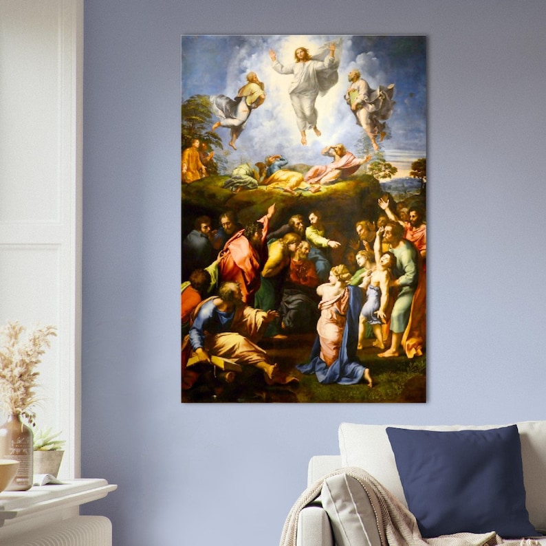 Raphael's Transfiguration Poster: Renaissance Masterpiece Art Print ...