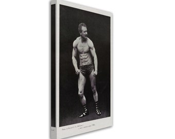 Eugen Sandow Canvas, Victorian Bodybuilder, Vintage Photo Eugen Sandow ...