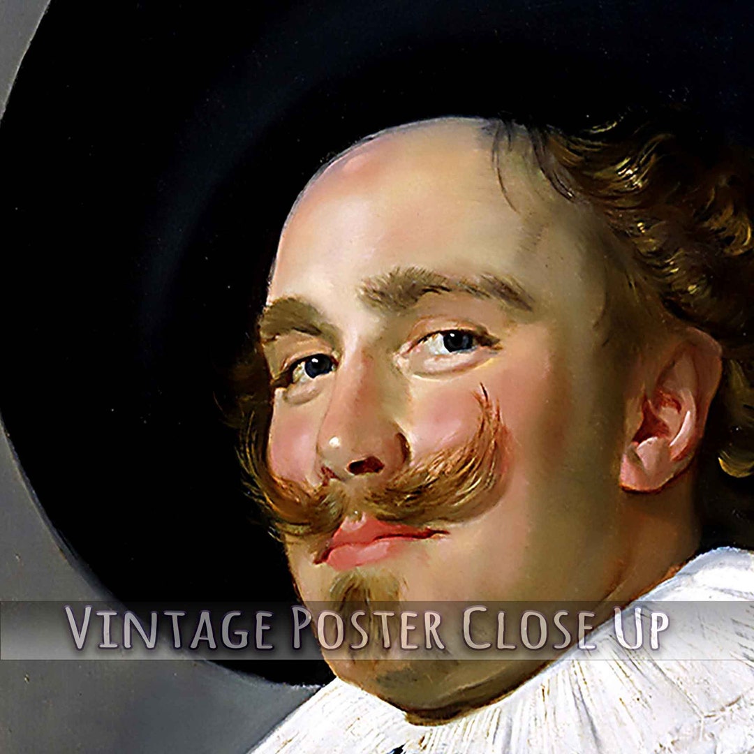 Laughing Cavalier Poster: Franz Hals Portrait Art Print - Etsy Australia