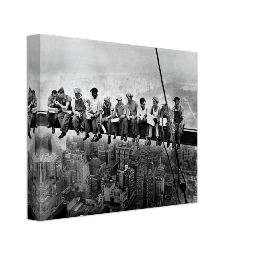 Lunch Atop A Skyscraper Canvas Print, Famous Photo Print From 1932 ...