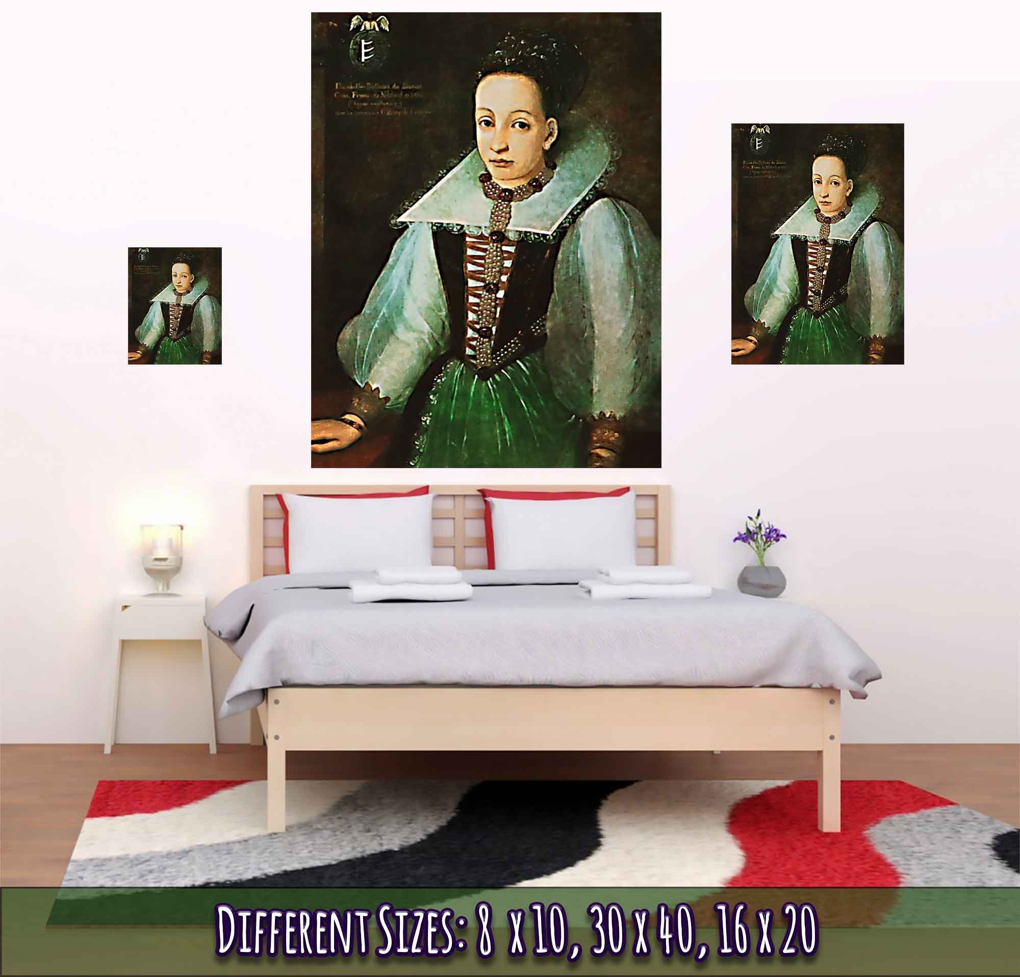 Female Serial Killer Poster, Medieval Alzbeta Bathory Print, Most ...