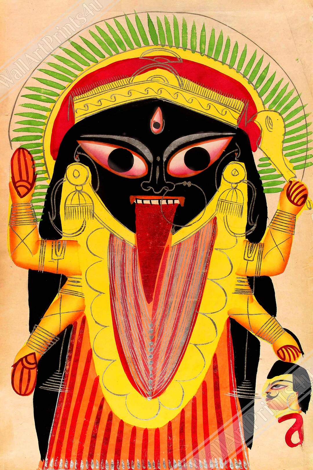 Kali Poster, Destroy Enemies, Ward off Your Demons, Kali Protection ...