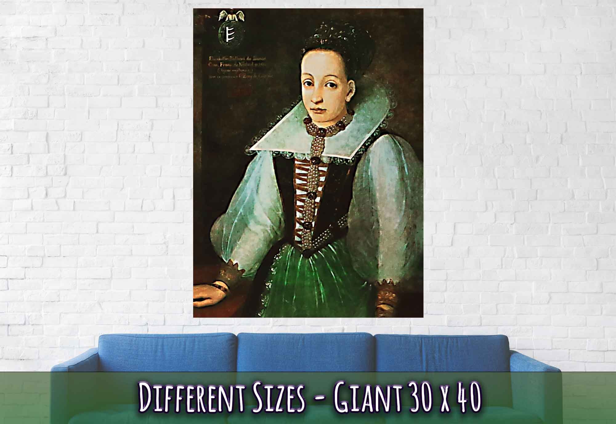 Female Serial Killer Poster, Medieval Alzbeta Bathory Print, Most ...