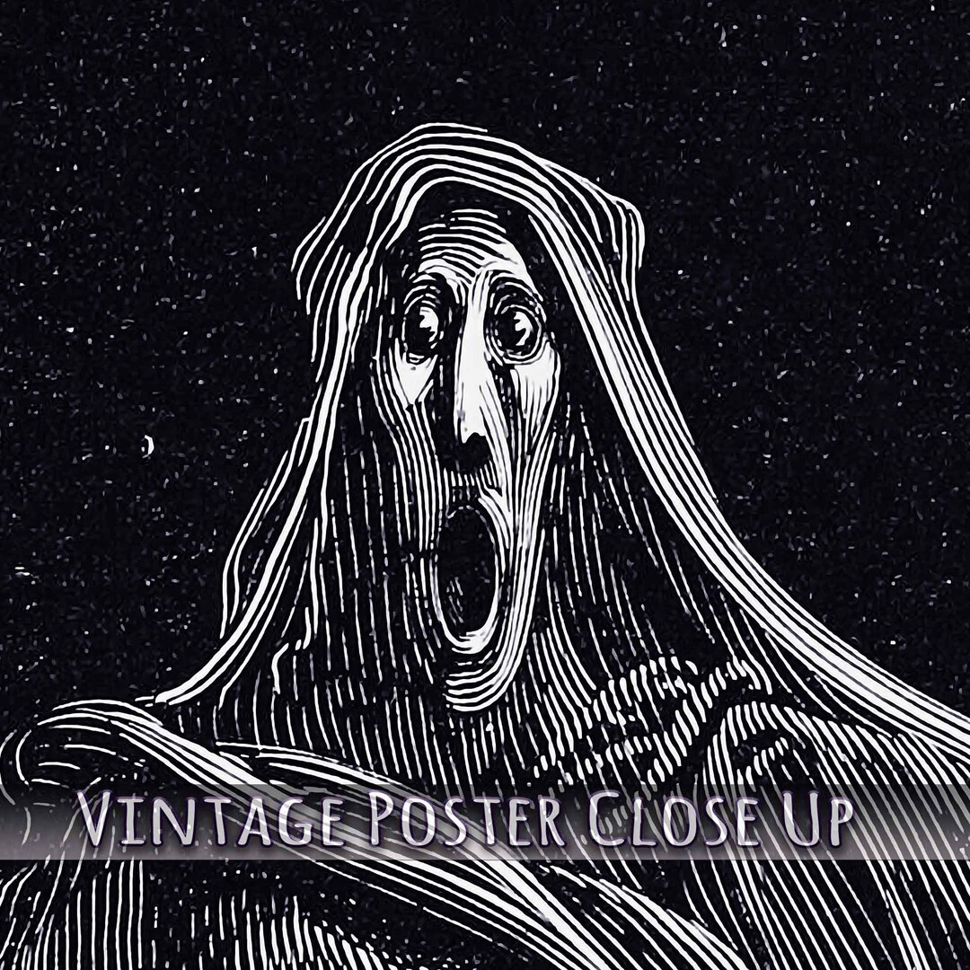 Gustave Dore Poster, the Shriek of Timidity Print, From the Legend of ...