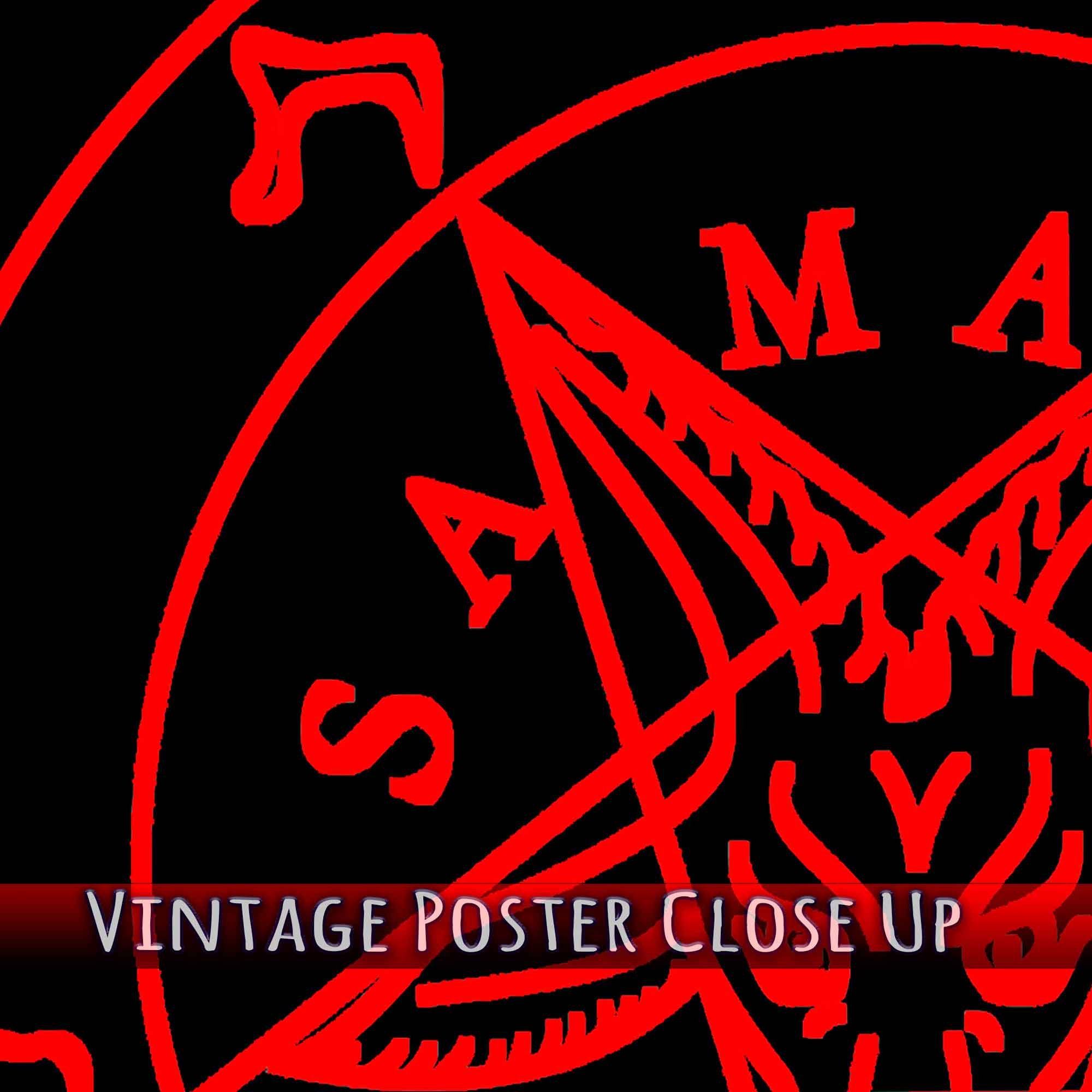 Sigil of Baphomet Poster Red Seal of Baphomet Poster Red - Etsy