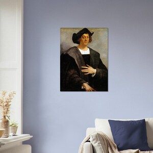 Christopher Columbus Poster, Vintage Portrait - Christopher Columbus ...