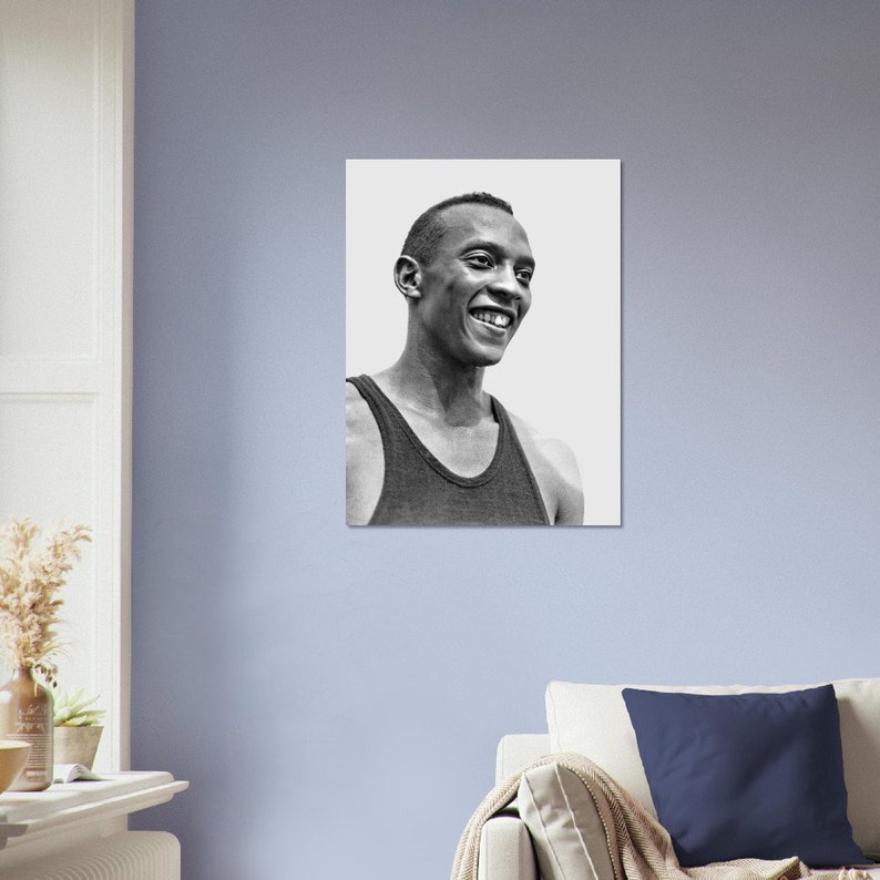 Jesse Owens Poster Genuine Vintage Photo 1936 Iconic Jesse - Etsy