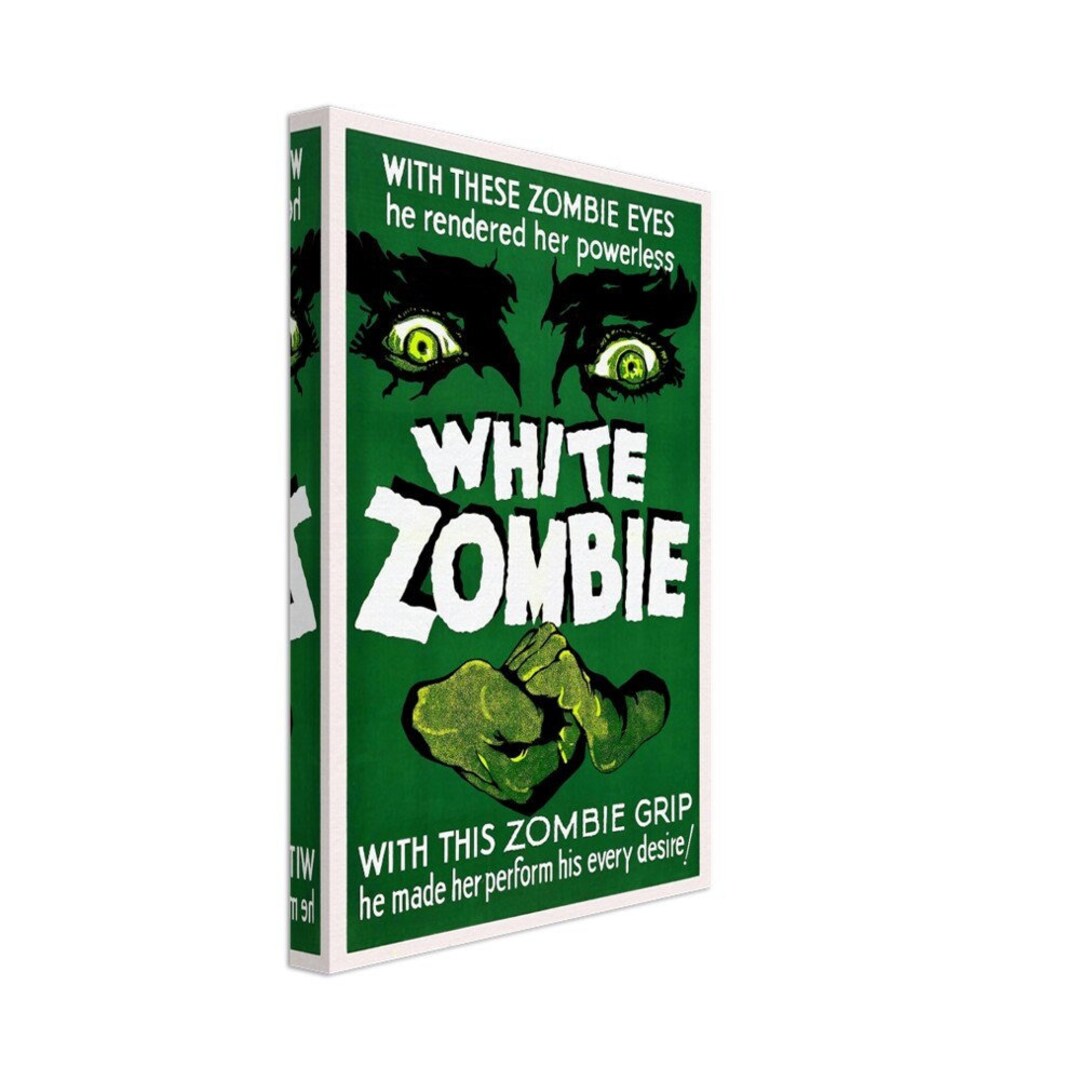White Zombie Canvas Print: Vintage Horror Movie Art, Bela Lugosi - Etsy