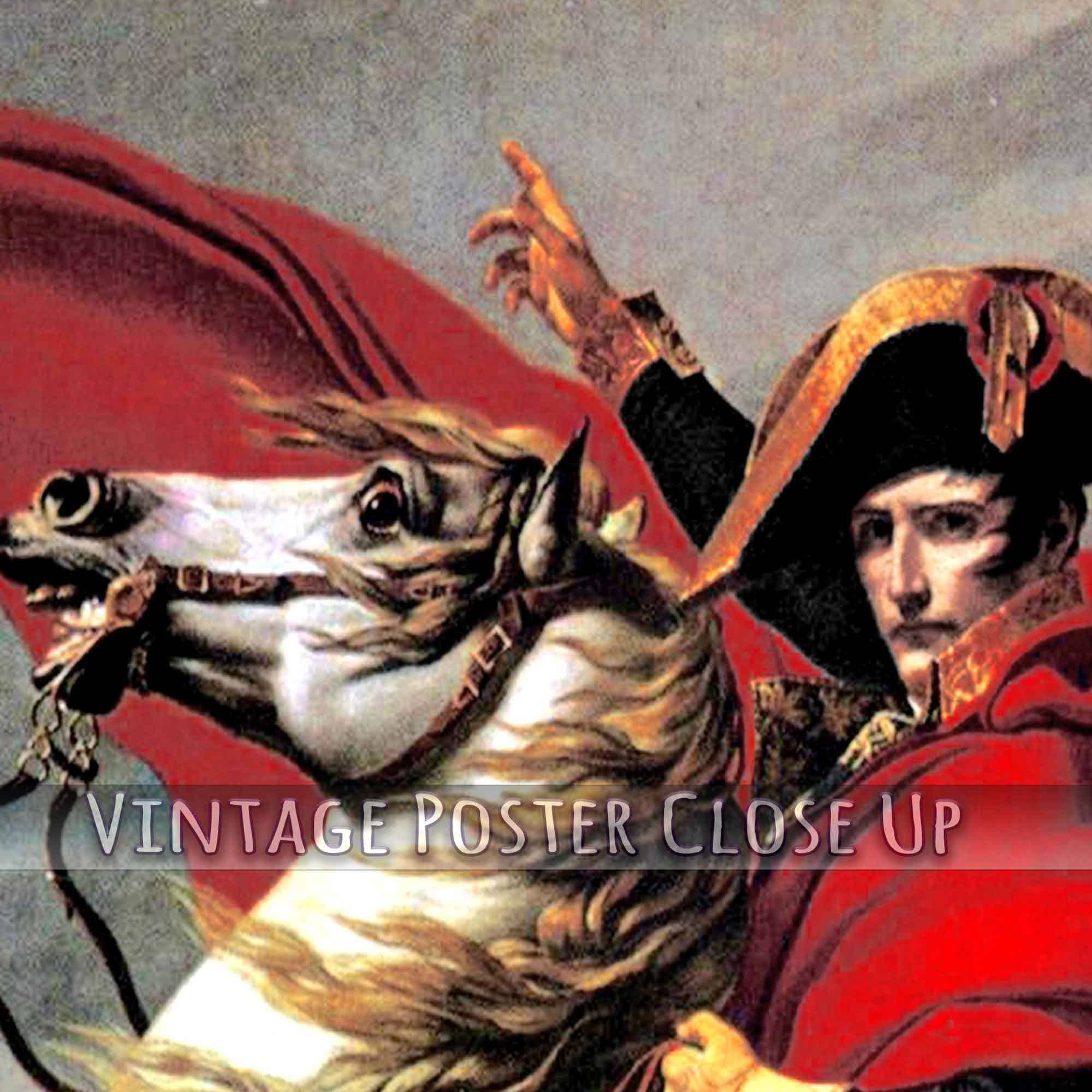 Napoleon Crossing the Alps Poster, Jacques-louis David Napoleon ...