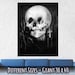 All is Vanity Poster: Human Skull Illusion Art Print by C. Allan ...