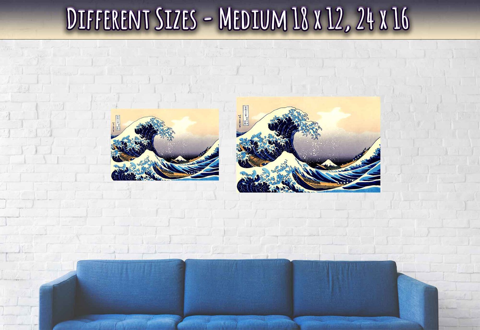 Great Wave Kanagawa Poster, Katsushika Hokusai 1833 Great Wave Kanagawa ...