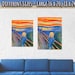The Scream Poster, Pastel Version Edvard Munch 1893 - the Scream Print ...