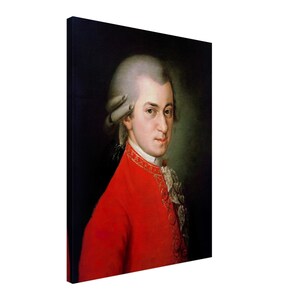 Mozart Canvas Print: Restored 18th Century Portrait - Etsy