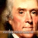 Thomas Jefferson Poster, 3rd President of Usa, Vintage Portrait Thomas ...