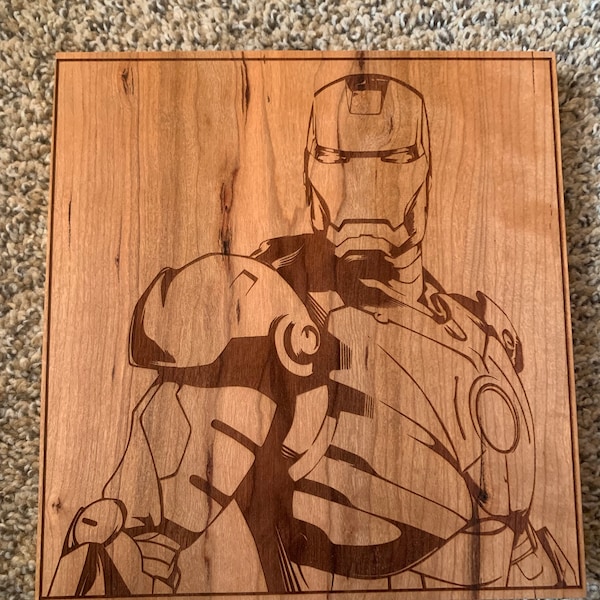 Iron Man Wood Sign - Etsy
