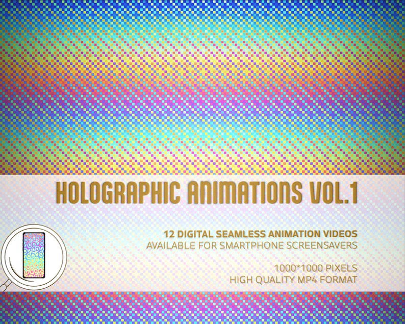 Holographic Animations Volume 1 - Bundle of 12 Digital Videos - High ...