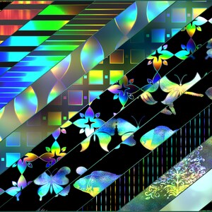 Holographic Bundle - Group 4 Packs With 42 Patterns - Discounted - High ...