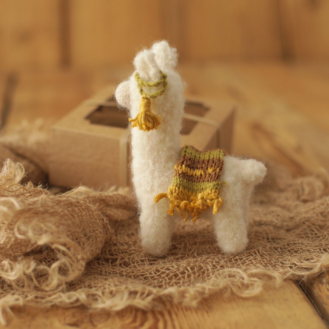 Baby Toys Cute Lama Toy Baby Shower Gift, Crochet Lama Baby, Animal Toy ...
