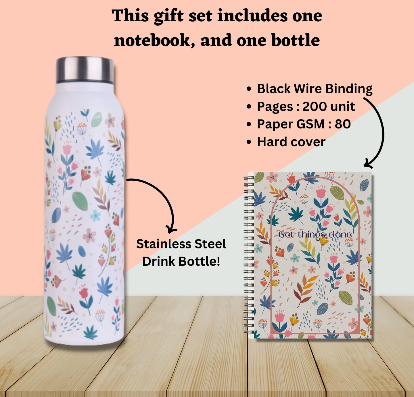 Zinger Quela 3d Printed Stainless Steel Water Bottle - Etsy