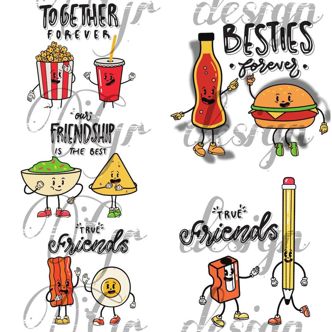 Friends Png Bundle Food - Etsy