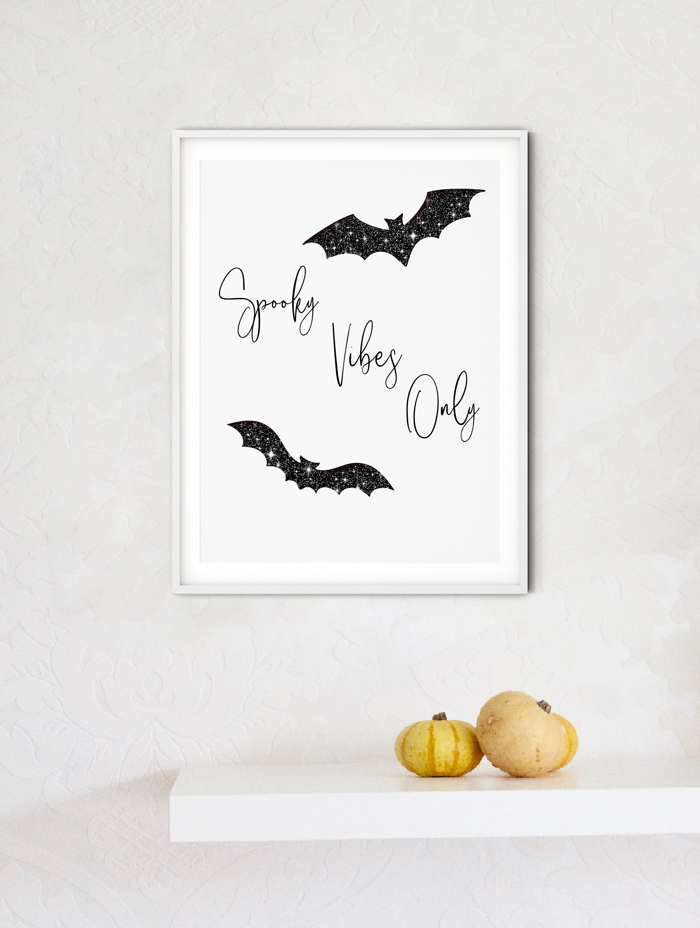 Spooky Vibes Only Halloween Printable, Home or Classroom Halloween ...