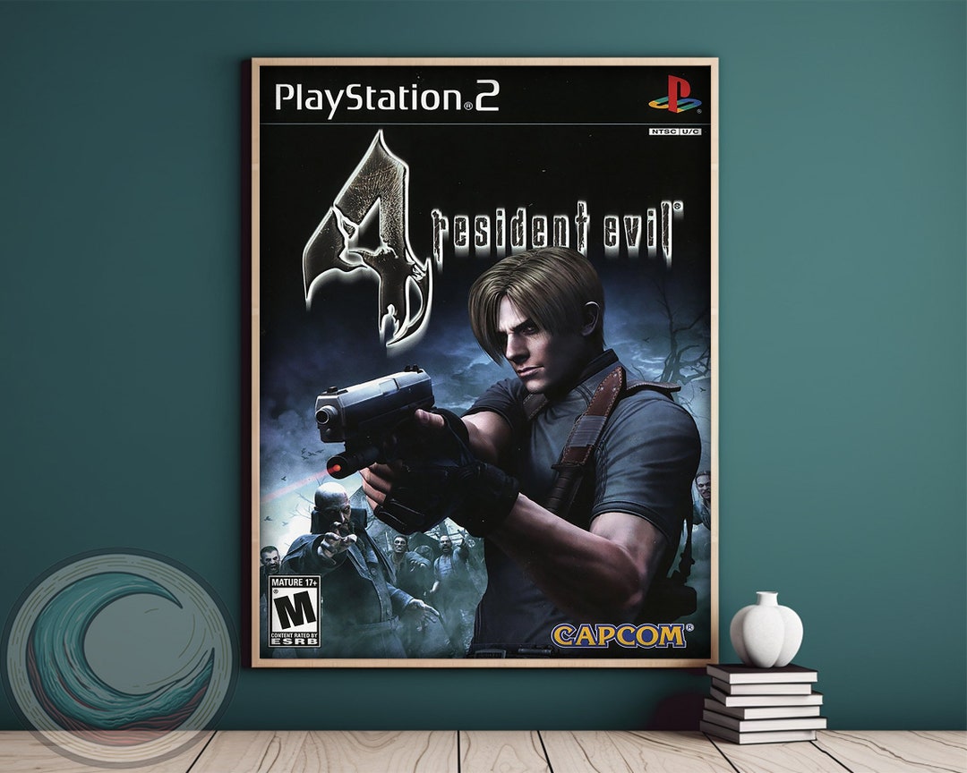 Original Horror Game Cover Art Leon Scott Kennedy Cover Classic Game ...