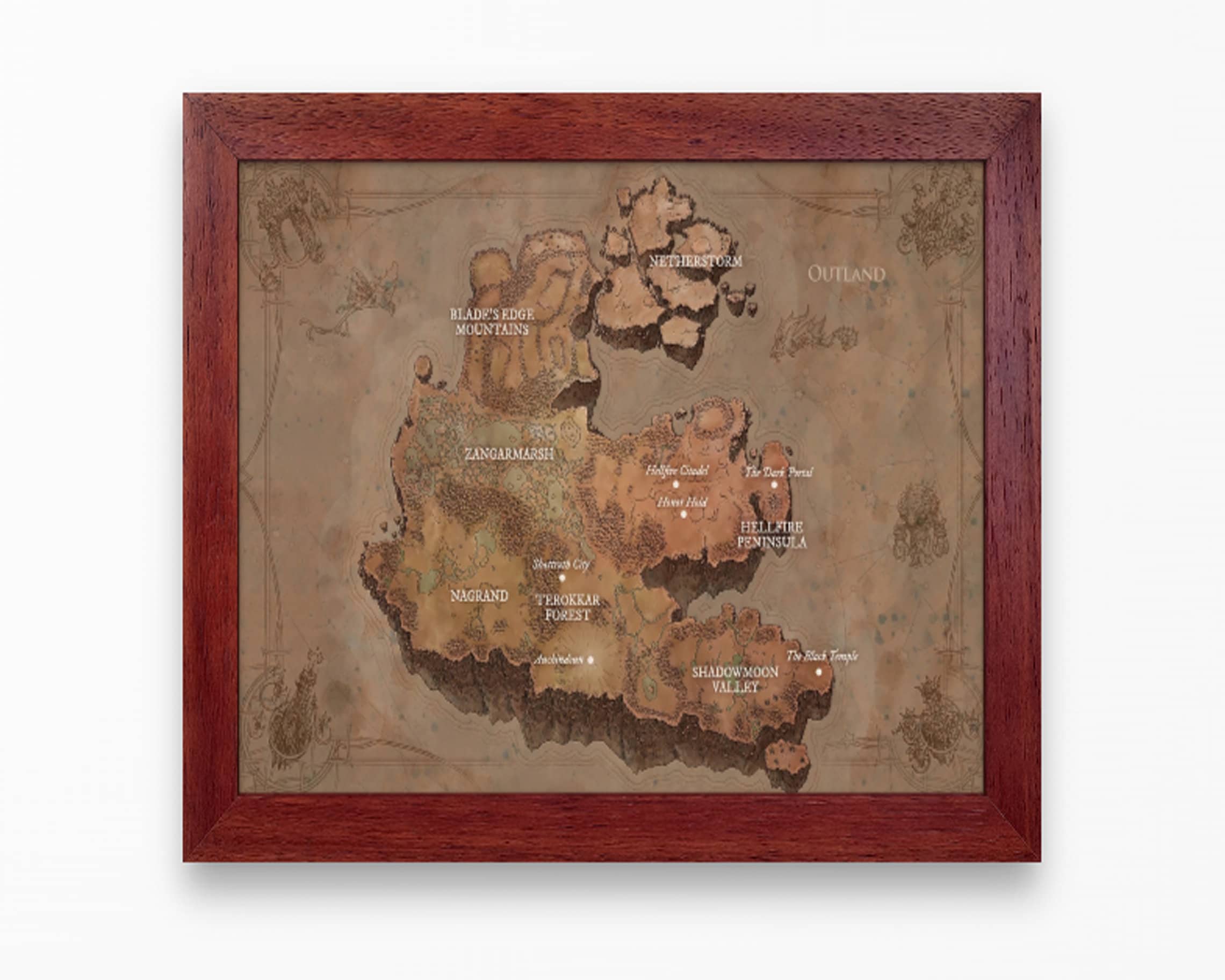 Continents of Wow Map Collection (and Singles) - Classic Game Maps ...
